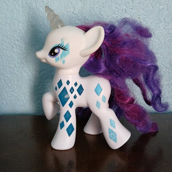 Hasbro | Toys | My Little Pony Rarity Magic Glamor Glow Light Up Toy ...
